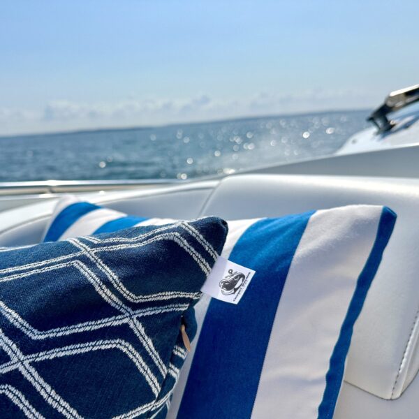 Luxury outdoor weighted pillows